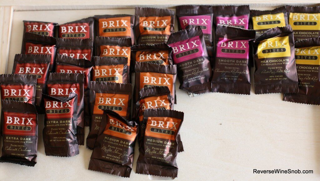 Brix Bites Chocolate For Wine - A Double Delight • Reverse Wine Snob