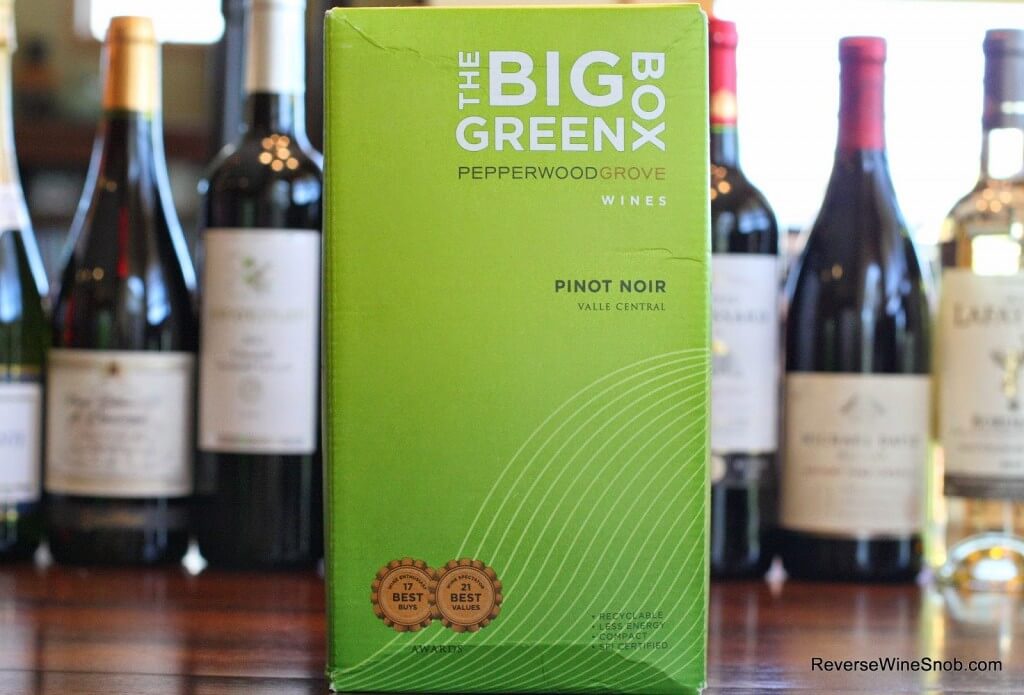The Best Box Wines - Pepperwood Grove The Big Green Box Pinot Noir