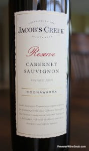 Jacob's Creek Reserve Coonawarra Cabernet Sauvignon - A Solid Cab Without The High Price Tag
