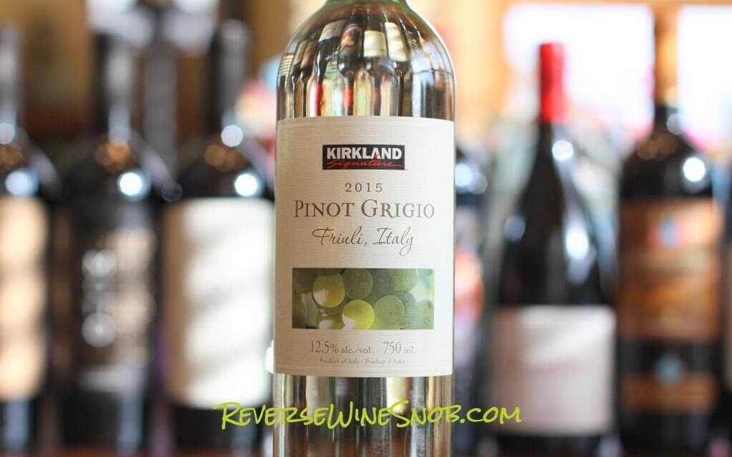 Kirkland Signature Pinot Grigio - Cheap and Good • Reverse Wine Snob®