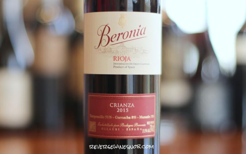 Beronia Crianza - Fresh and Easy • Reverse Wine Snob®
