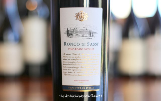Ronco di Sassi Vino Rosso - A Big, Sweet and Tasty One from Aldi