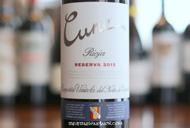 CVNE Cune Rioja Reserva - Drink Away! • Reverse Wine Snob