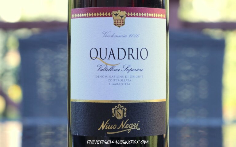Nino Negri Quadrio Valtellina Superiore - A Beauty of a Wine