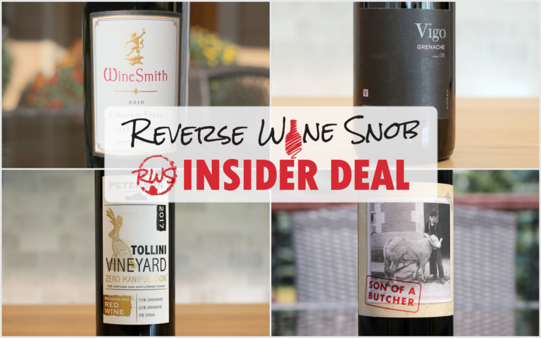 Reverse Wine Snob Insider Deals - Limited Time, Winery Direct Deals