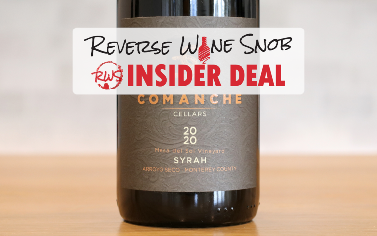 INSIDER DEAL! Perfect 10 Syrah from Comanche Cellars