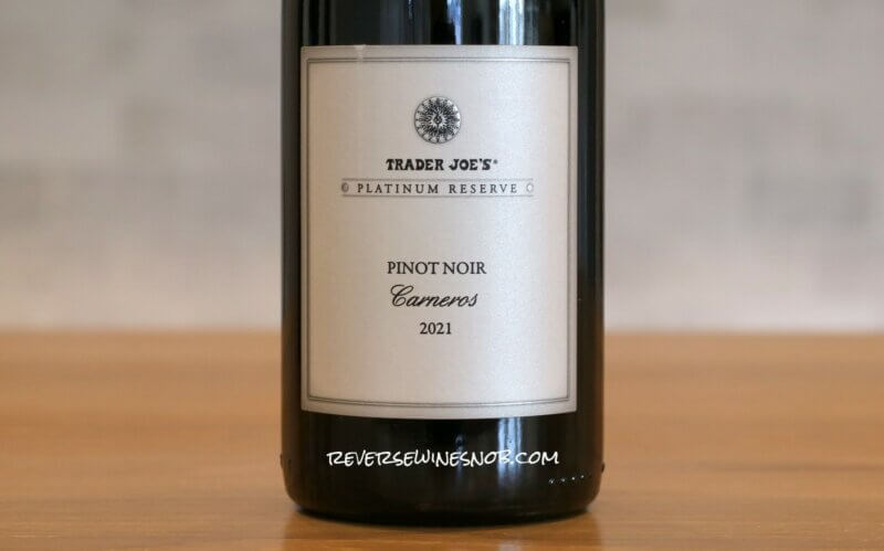 Trader Joe's Platinum Reserve Carneros Pinot Noir Review • Reverse Wine ...