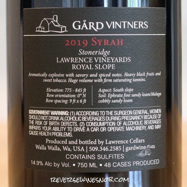 INSIDER DEAL! Gard Collection Series Syrah XX% OFF • Reverse Wine Snob