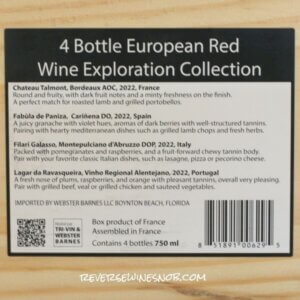 Costco Euro Box Review - European Red Wine Exploration Collection