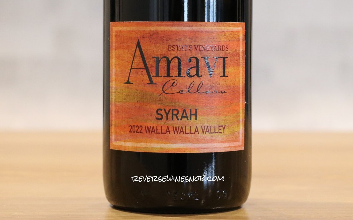 INSIDER DEAL! Amavi Cellars Walla Walla Valley Syrah Nirvana