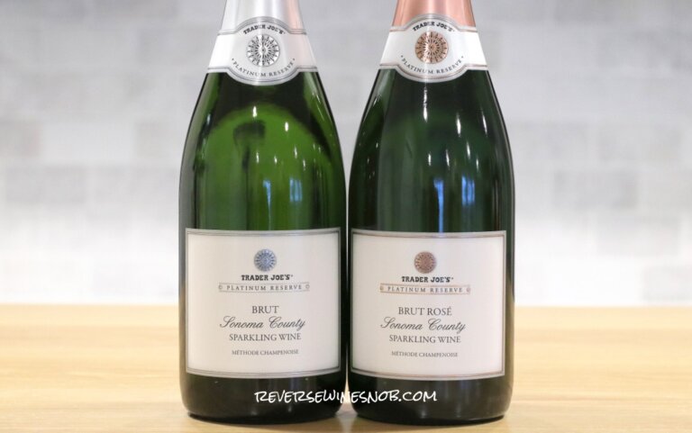 Trader Joe's Platinum Reserve Brut and Brut Rosé Review • Reverse Wine Snob
