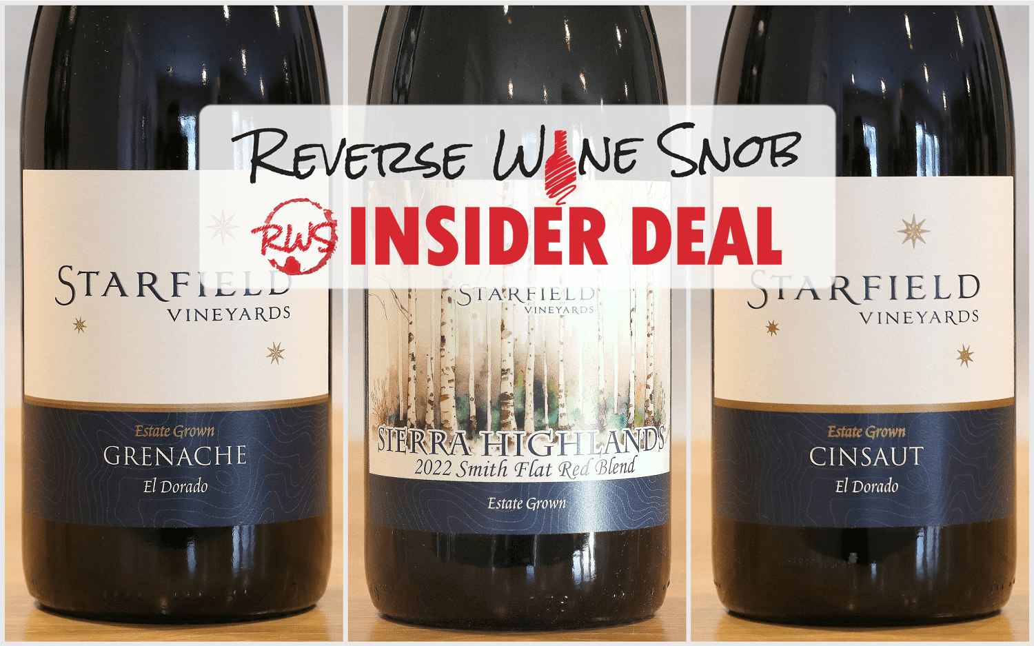 INSIDER DEAL! XX% OFF Starfield Vineyards 93-94 Point El Dorado Reds • Reverse Wine Snob