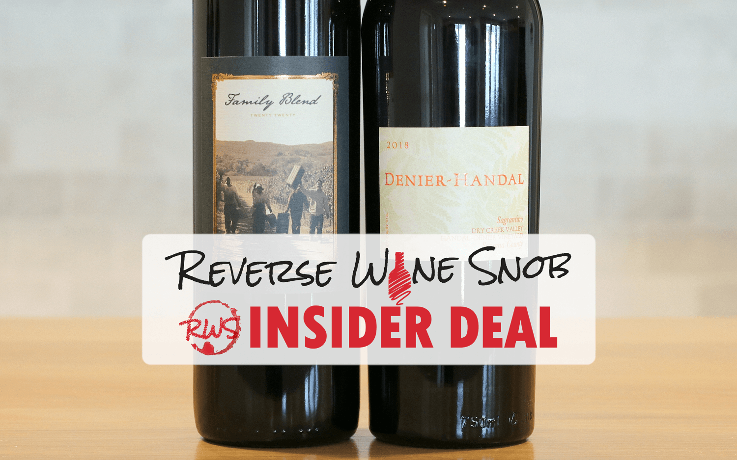INSIDER DEAL! XX% OFF Denier-Handal Big Reds • Reverse Wine Snob