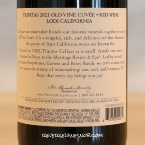 INSIDER DEAL! XX% OFF Trinitas Old Vine Cuvée • Reverse Wine Snob