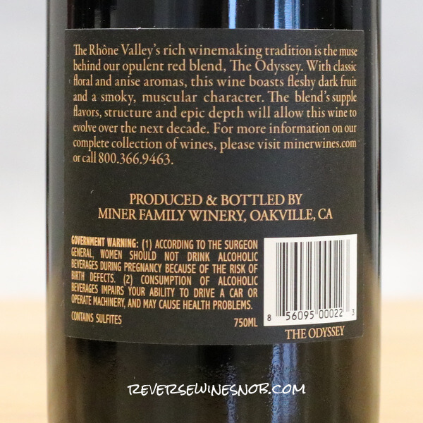 INSIDER DEAL! XX% OFF Miner The Odyssey Rhone-Style Blend • Reverse ...