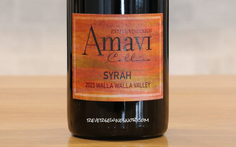 INSIDER DEAL! Amavi Cellars Walla Walla Valley Syrah Nirvana