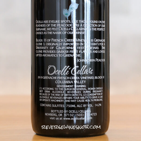 INSIDER DEAL! XX% OFF Ocelli French Creek Vineyard Block 11 Grenache ...